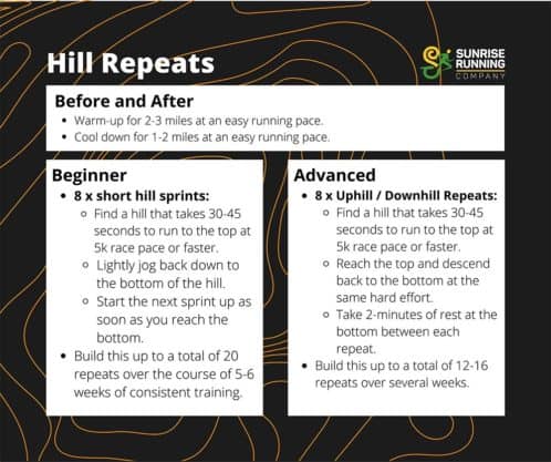 Benefits of Running Hill Workouts | Sunrise Running Company